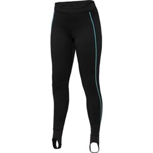 bare ultrawarmth base layer pants, womens, black - l