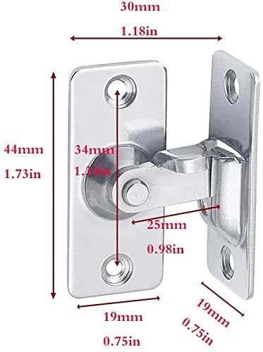 Small 90 degree right angle door lock latch latch bolt lock cam lock door and window push-pull lock rod bolt barn push-pull door lock