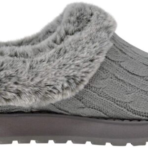 Skechers BOBS from Women's Keepsakes Delight Slipper, Grey, 9 M US