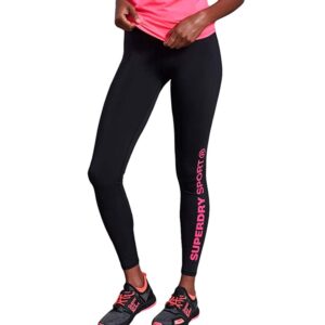 Superdry Women's CORE Essential Leggings, Black, 10 UK/S