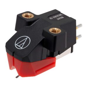 Audio-Technica AT-VM95ML Dual Moving Magnet Turntable Cartridge Red