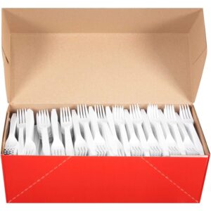 Member's Mark White Plastic Forks (600 Count)