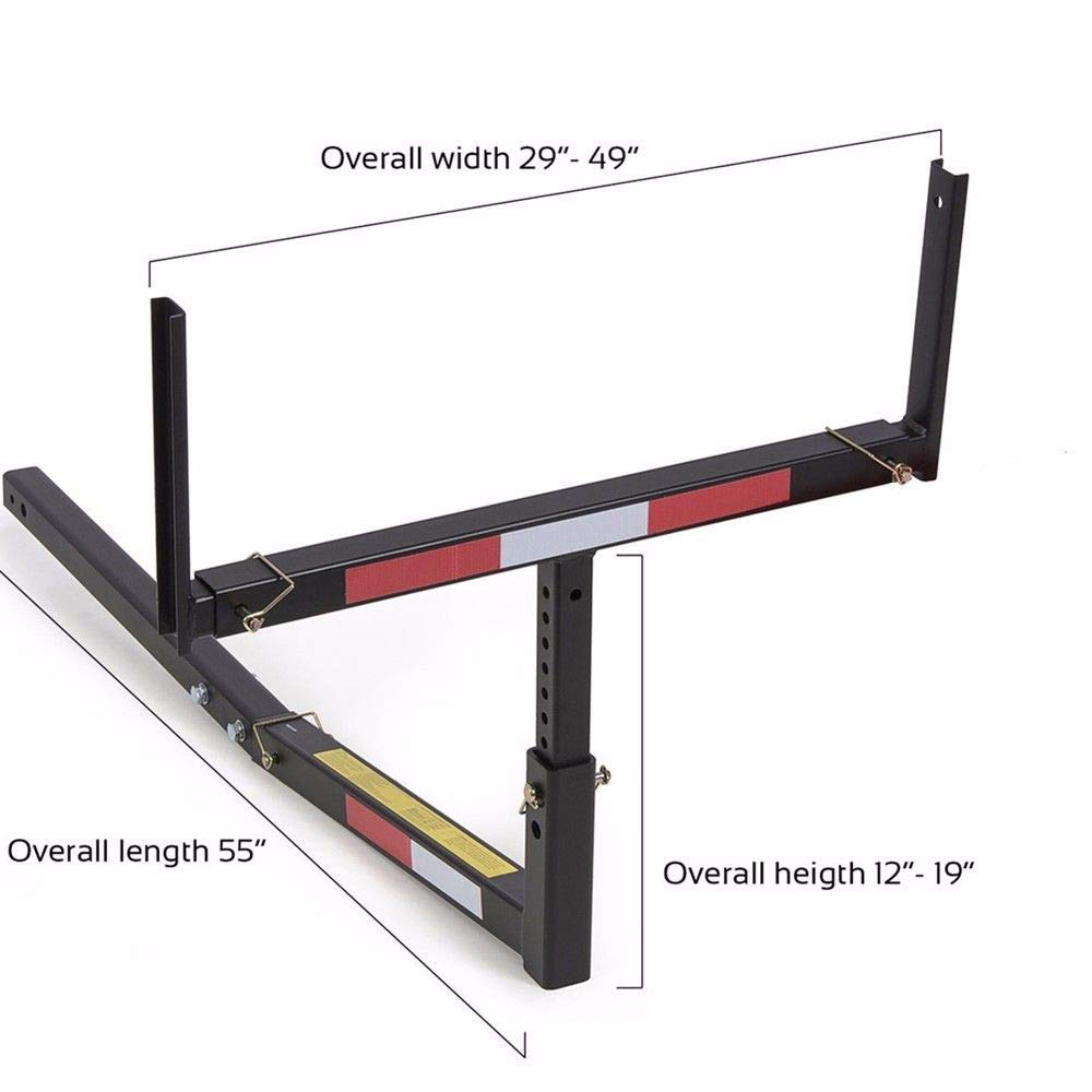 WSLHFEO Extension Rack Canoe Boat Kayak Lumber w/Flag L88