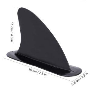 Kayak Skeg Tracking Fin, PVC Integral Watershed Board Fin for Canoe Boat