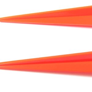 THE UM24 Pack of 6-11” Ground Stake Stick Strong Outdoor Camping Tent Or Garden Pegs– Orange (11 inches - 6PC)