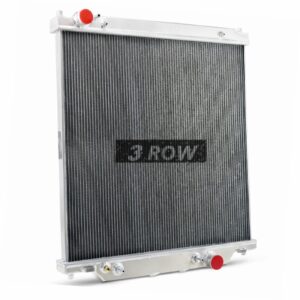 primecooling 45mm 3 row aluminum radiator for ford f250 f350 super duty, excursion 6.0l turbo v8 diesel 2003-2007