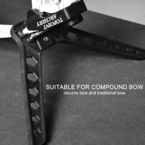 Bow Stand,Archery Limb Clamp Kick Stand Holder Legs,Folding Portable Compound Bow Stand Holder Rack Bracket for Target Shooting Hunting Range Bow Stand Bow Stand Bow Stand for