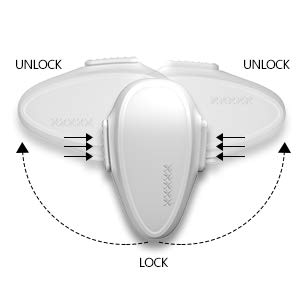 EUDEMON 1 Pack Childproof Oven Door Lock, Oven Front Lock Easy to Install & Heat-Resistant Material no Tools Need or Drill (White)(ONLY for Flat Surface)