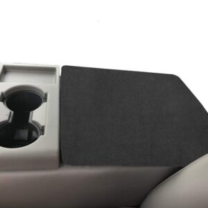 MOEBULB Center Console Lid Armrest Soft Pad Protector Cushion Cover Compatible for 2010-2018 Ford F150 F250 Truck SUV (without Latch Opening Hole)