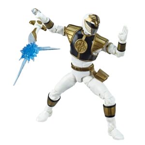 power rangers hasbro toys lightning collection 6-inch mighty morphin white ranger collectible action figure