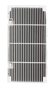 rv a/c ducted air grille duo-therm air conditioner grille replacement for the dometic 3104928.019 with air filter pad assembly - polar white