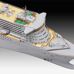 Revell RV05199 1:400-Queen Mary 2 Platinum Edition Plastic Model kit, Multicolour, 1/400