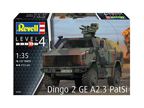 Revell GmbH 03284 3284 1:35 Dingo 2A3.1 Plastic Model Kit Multicolour, 1/35