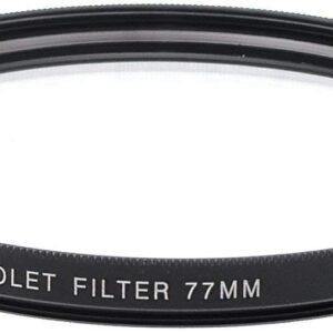 77mm UV Protective Filter for Canon EOS R, EOS 6D, EOS 6D Mark II, EOS 5D Mark IV Camera with EF 24-105mm USM Lens