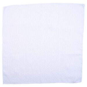 Van Heusen Men's Fine Handkerchiefs,65% Poly 35% Cotton,White Hankie，Pack of 13 Pieces