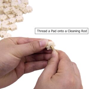 Beileshi Chamber Pads.223/5.56 Chamber Cleaning Pads & Attachment Gun Cleaning (120 pcs-Pads)