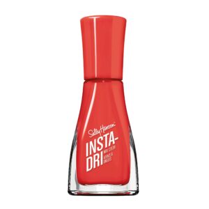 Sally Hansen Insta-Dri®, Hail Cherry and Black and Top Coat, Quick Dry, Long Lasting, Streak-Free Shine, Nail Polish Variety Pack