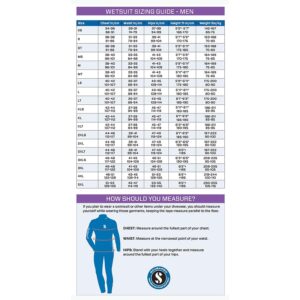 SCUBAPRO Definition Steamer 5 mm Men's Diving Wetsuit (Black/Blue, Small)