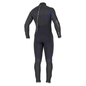 SCUBAPRO Definition Steamer 5 mm Men's Diving Wetsuit (Black/Blue, Small)