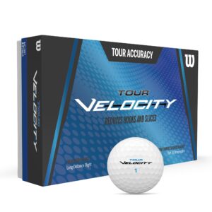 wilson sporting goods tour velocity accuracy 15-ball pack, white