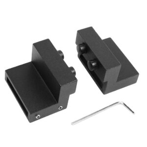 peggyhd barn door stopper for track sliding door hardware flat rail roller stop limit device black 2pcs set