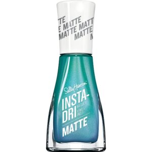 sally hansen insta dri matte metallics, smouldering teal, 0.31 fl oz (pack of 1)