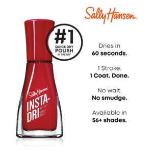 Sally Hansen - Insta-Dri Fast-Dry Nail Color, Fig Flash, O.31 Fl Oz (Pack of 1)