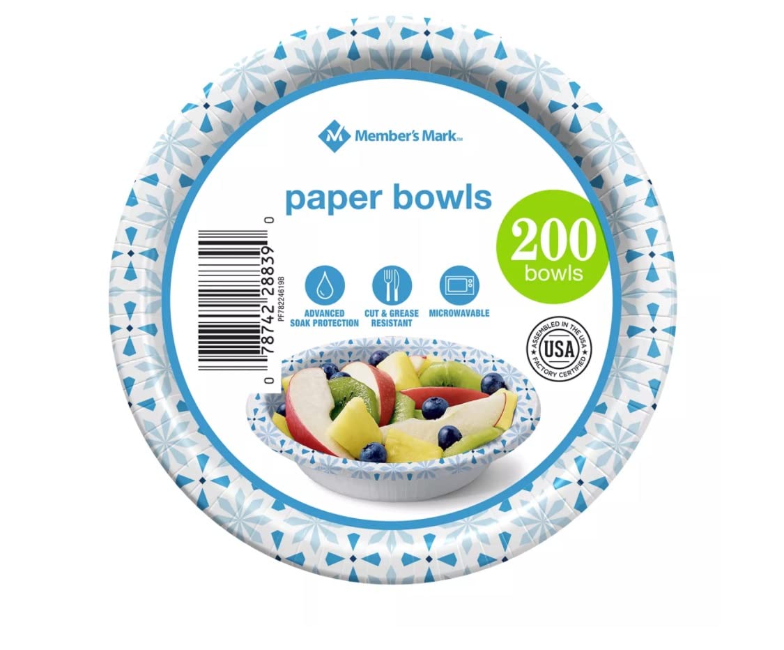 An item of Member's Mark Paper Bowls (12 oz, 200 ct.) - Discount on bulk