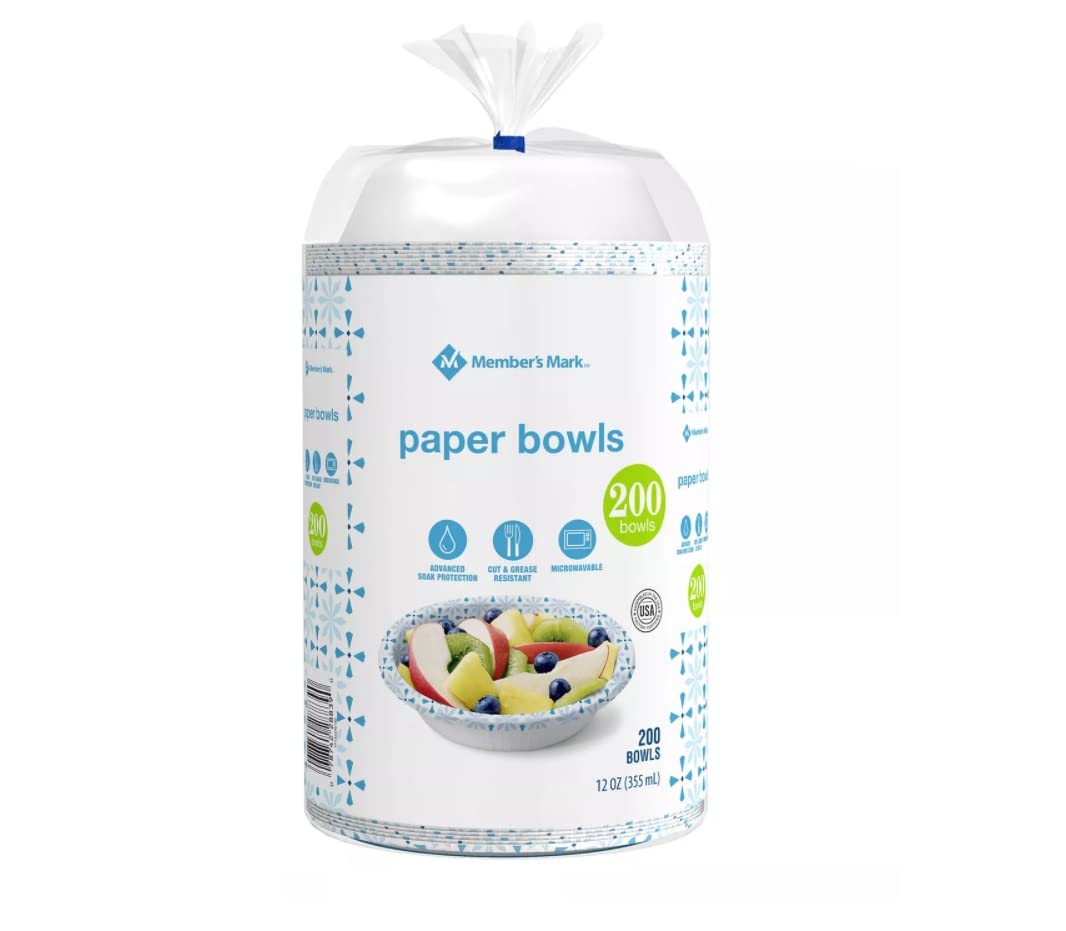 An item of Member's Mark Paper Bowls (12 oz, 200 ct.) - Discount on bulk