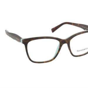 Tiffany TF2175-8134 Eyeglass Frame HAVANA/BLUE Frame W/Clear Demo Lens