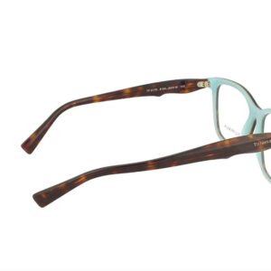 Tiffany TF2175-8134 Eyeglass Frame HAVANA/BLUE Frame W/Clear Demo Lens