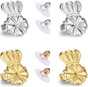 anchora original earring backs for droopy ears | earring lifters for heavy earring | earing lifter backs backs | earlobe secure