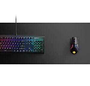 SteelSeries QcK Edge - Cloth Gaming Mouse Pad - stitched edge to prevent wear - optimized for gaming sensors - size XL