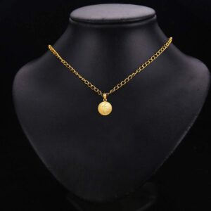 TGDJ 14k Yellow Gold BasketBall Ball Pendant