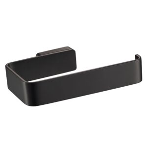 kraus stelios bathroom toilet paper holder, matte black finish, kea-19929mb