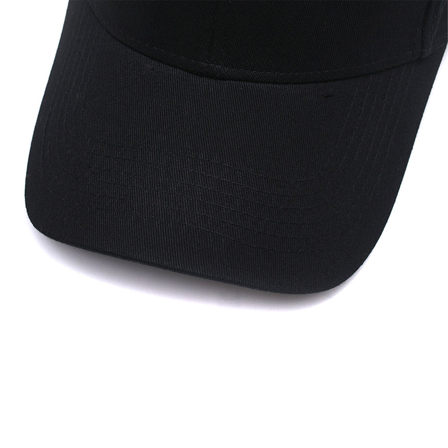 Custom Baseball Hat,Snapback.Design Your Own Adjustable Metal Strap Dad Cap Visors Black