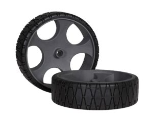 wilderness systems 12" no-flat wheels, pair - for heavy duty kayak cart, black