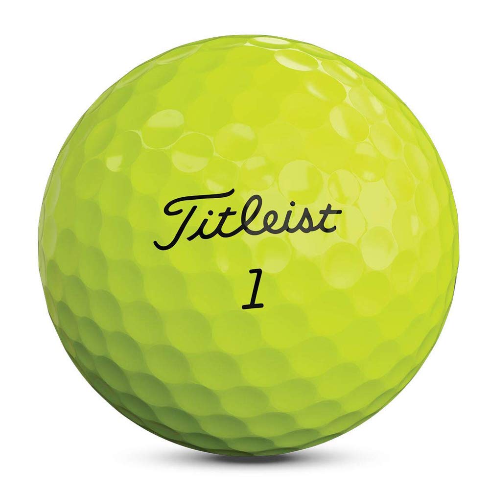 Titleist Pro V1 Golf Balls, Yellow, Standard Play Numbers (1-4), One Dozen