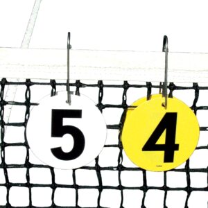 Tourna Portable Tennis Score Keeper, Fits Over Net