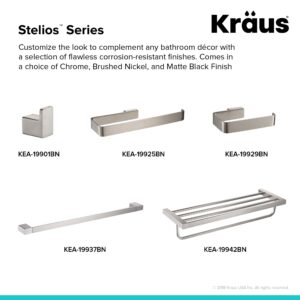 Kraus KEA-19937BN Stelios 24-inch Bathroom -Towel Bar, Brushed Nickel