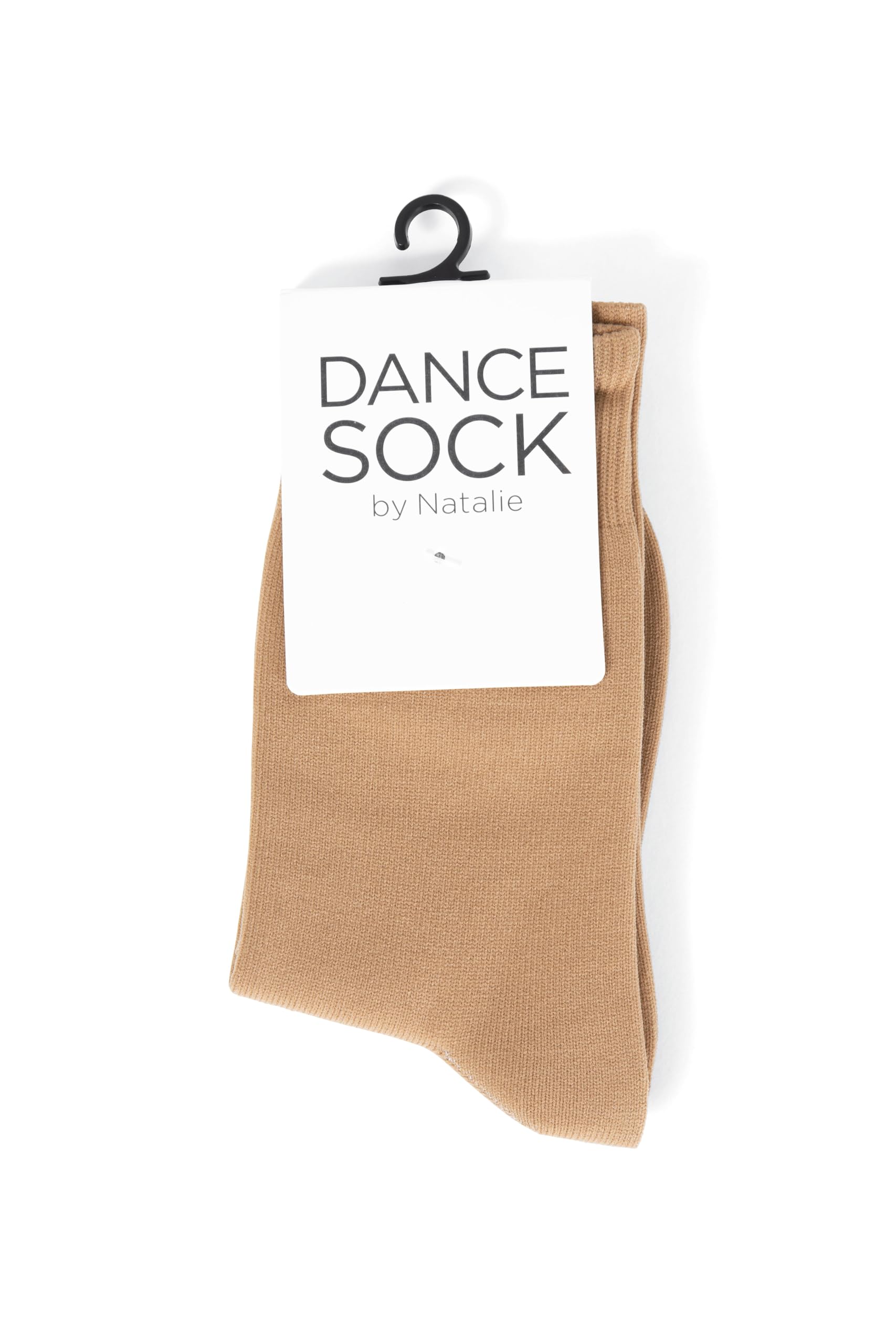 Natalie Dancewear Womens Skin Tone Ankle Dance Socks Black NSOCK