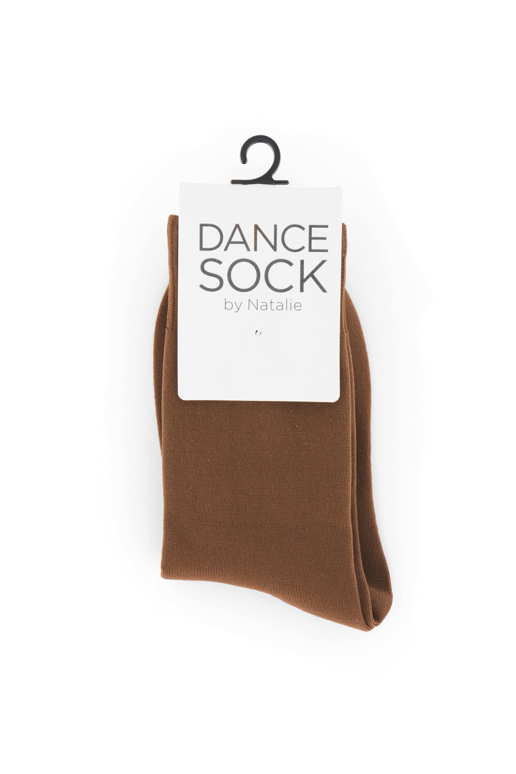 Natalie Dancewear Womens Skin Tone Ankle Dance Socks Black NSOCK