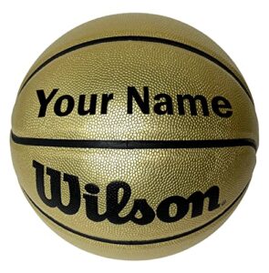 wilson customized personalized ncaa black and gold basketball official size 29.5"