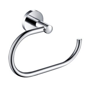 kraus elie bathroom -towel ring, chrome finish, kea-18825ch