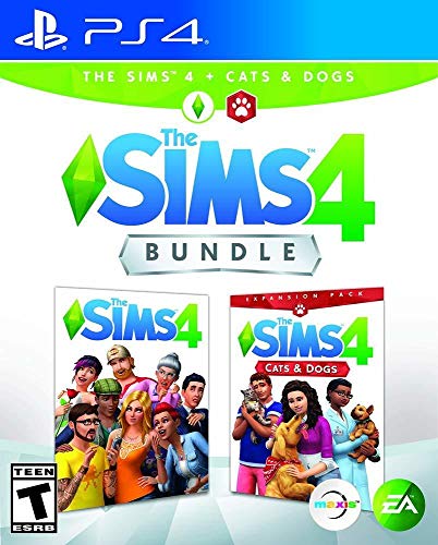 The Sims 4 Plus Cats & Dogs Bundle - PlayStation 4