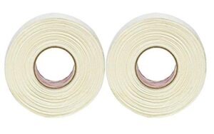 2roll white 1inch wide (2.5cm) adhesive tape breathable cotton soft cloth surgical tape​​ with self adhesive plaster