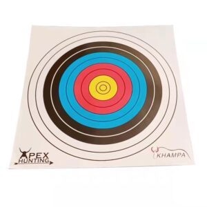 KHAMPA [20 Pack] Paper Archery Target for Backyard- Water and Tear Resistant Bow Arrow Targets for Hunting & Archery Targets,Target Practice Accessories - 15 in x 15 in (40cm)