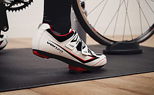 CyclingDeal Bike Trainer Floor Mat - Compatible with Indoor Exercise Stationary Bike Treadmill Elliptical Waterproof Gym Flooring Equipment - Indoor Cycle Stepper - Soft 30" x 72" (76 x 183cm)