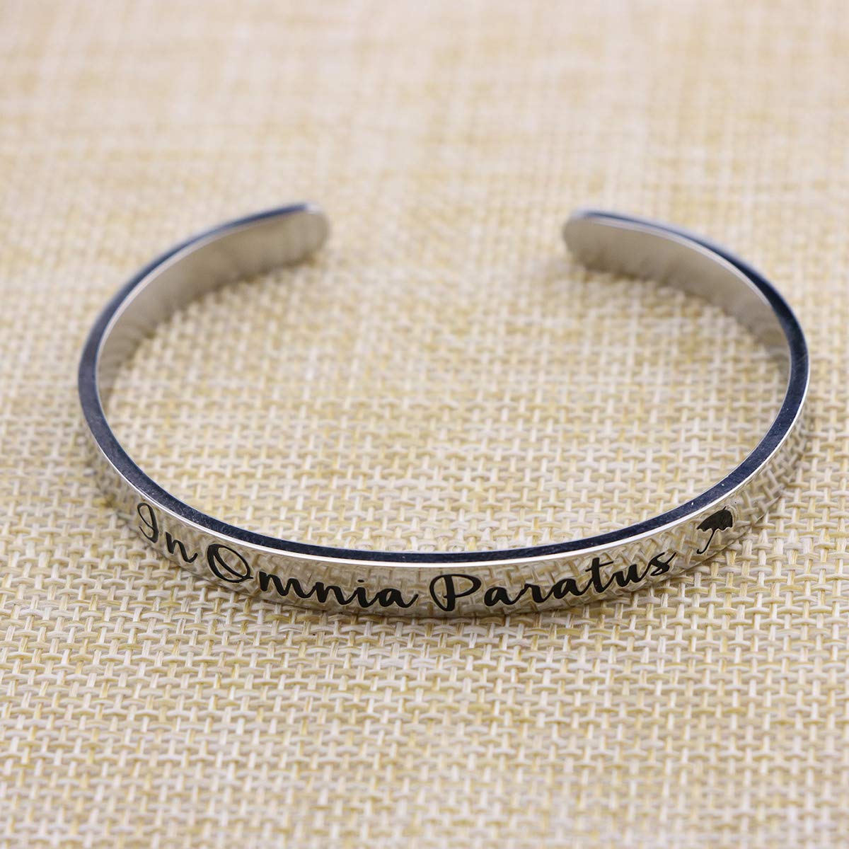 Memgift In Omnia Paratus Bracelet Gilmore Jewelry Ready For Anything Cuff Gift for Women