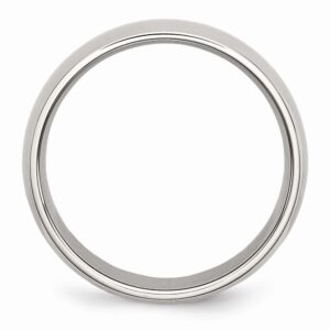 BillyTheTree Jewelry Stainless Steel 6mm Polished Band Ring| Ring Size| 11